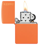 Classic Orange Matte Zippo Logo